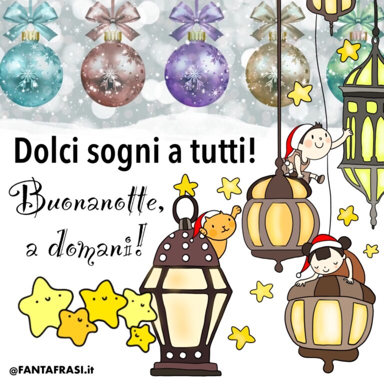 Frasi della buonanotte (illustrate con immagini) | FANTAFRASI.it